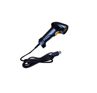 PIXEL Handheld POS Barcode Scanner Wired USB2.0 - Black - Afritechno
